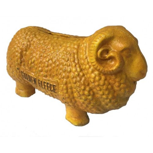 Golden Fleece RAM money box - cast iron slotted screws – IHR VINTAGE ...