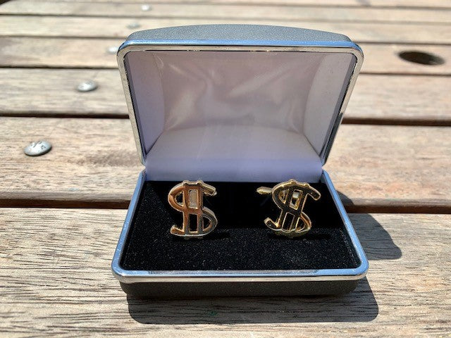 Cuff-links Dollar Sign - Perfect for the big and bold – IHR VINTAGE ...